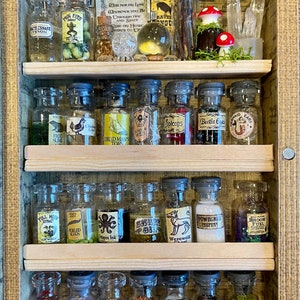 Spell Book Apothecary Potions Case Book Nook 4 Cover - Etsy