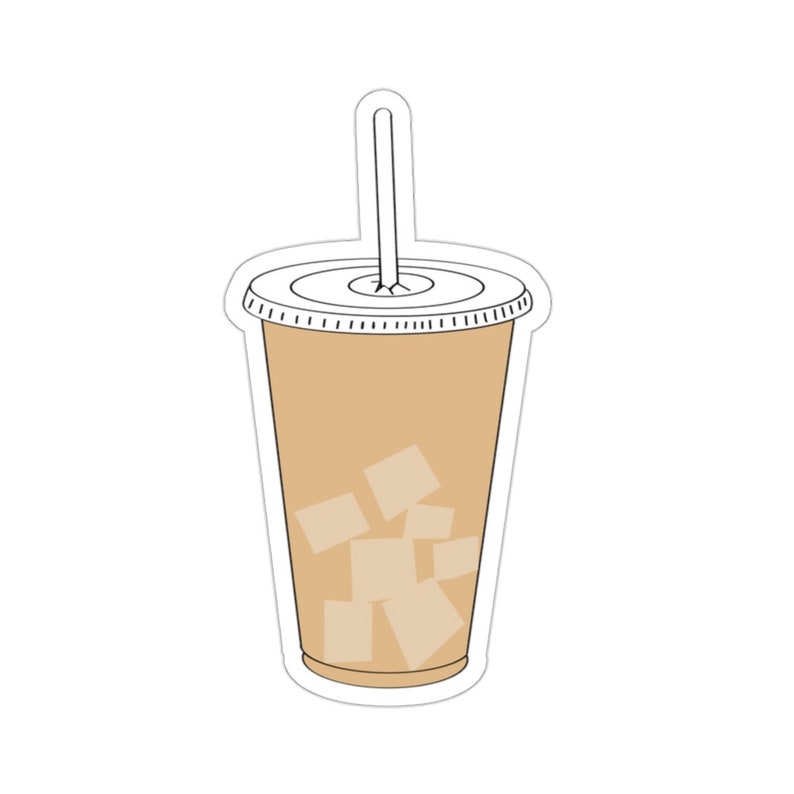 Iced Coffee | Stickers - Etsy