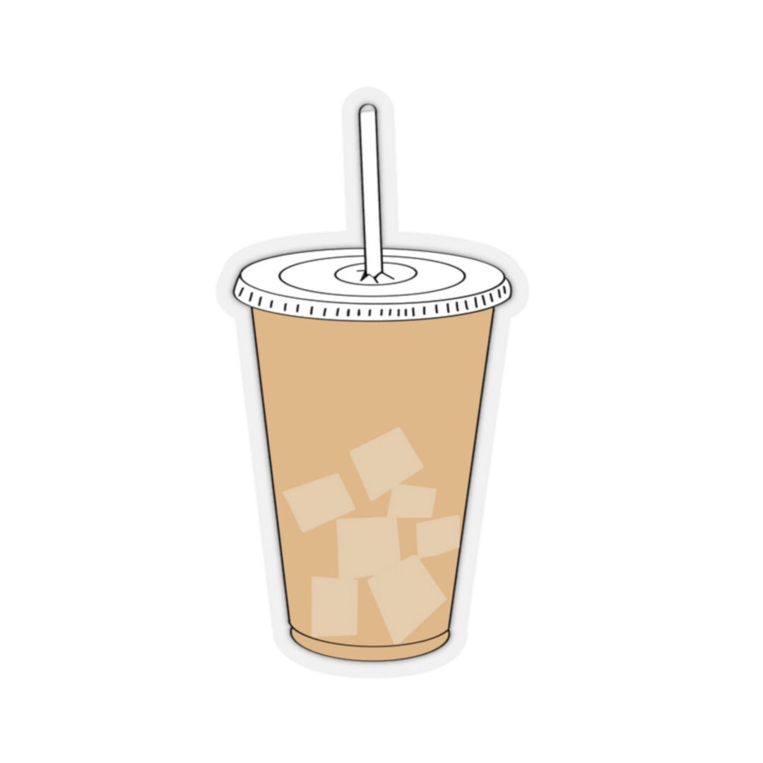 Iced Coffee | Stickers - Etsy