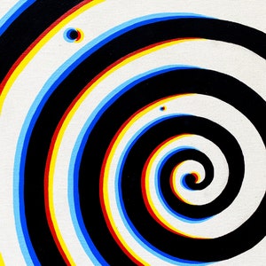 Optical Illusion Swirl | Optical Illusion Spiral | Acrylic Painting ...