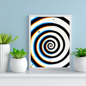 Optical Illusion Swirl | Optical Illusion Spiral | Acrylic Painting ...