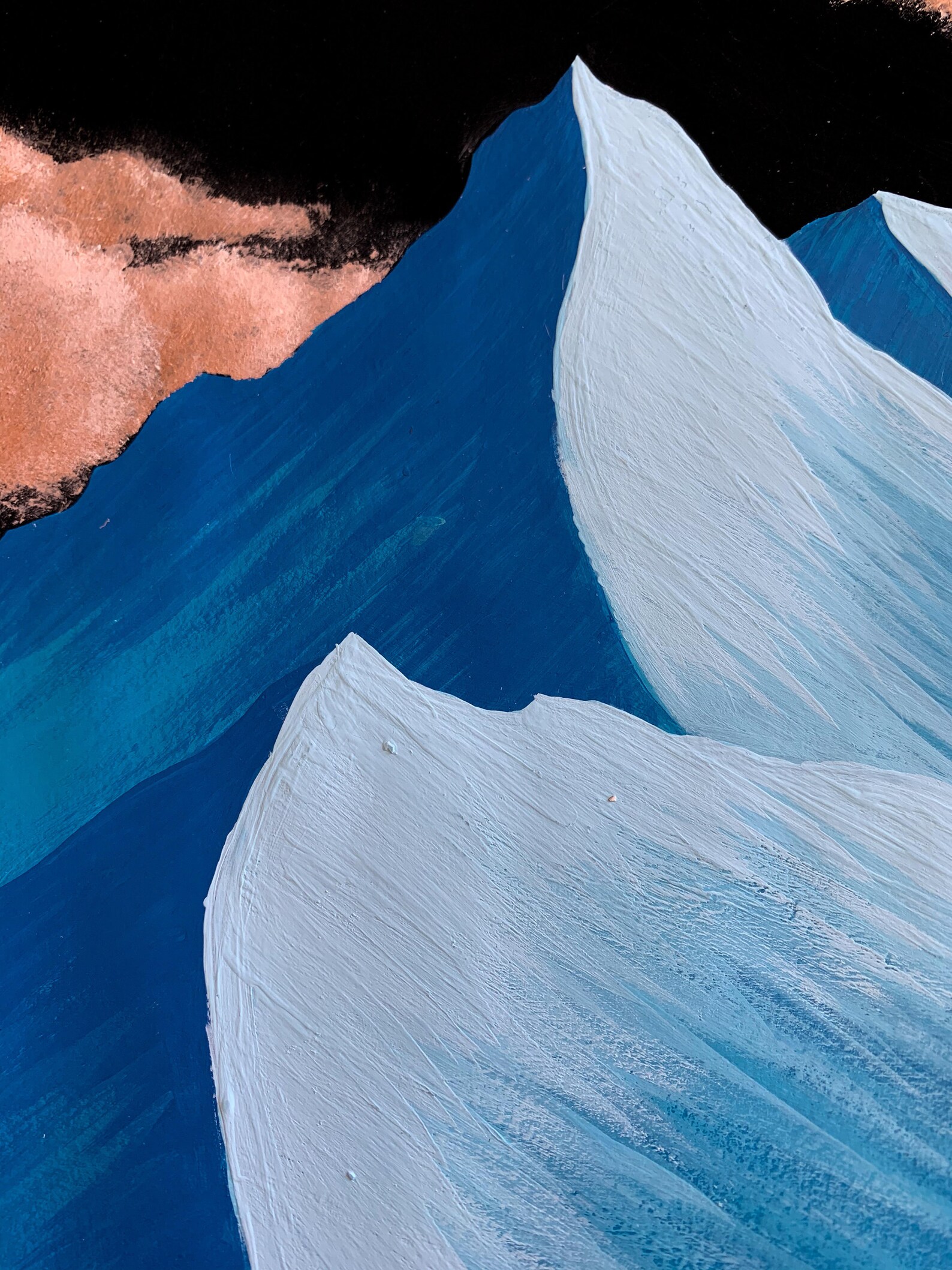 Space Art | Art Prints | Wall Art | Mountain Art Print | Original Art ...