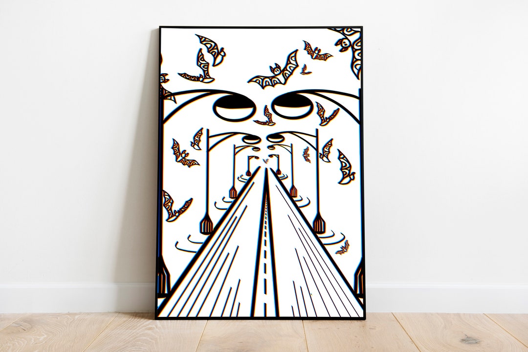 Halloween Optical Illusion | Optical Illusion Bats | Halloween Art ...