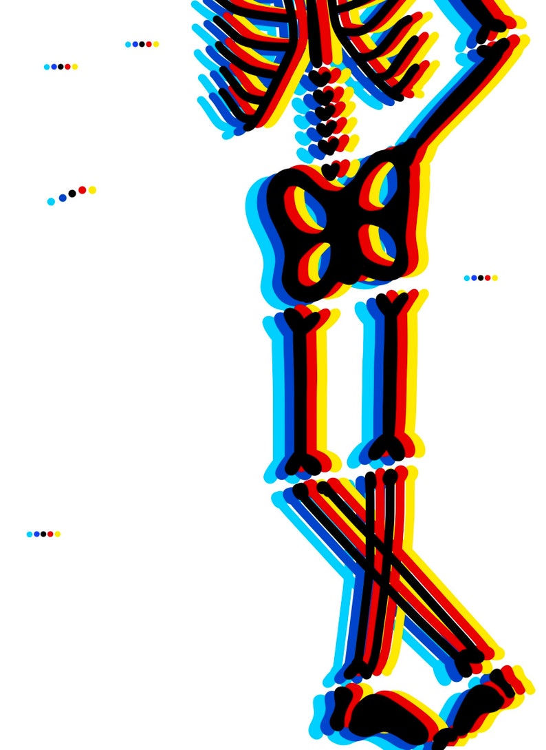 Optical Illusion Skeletons | Skeleton Art | Silly Skeletons | Halloween ...