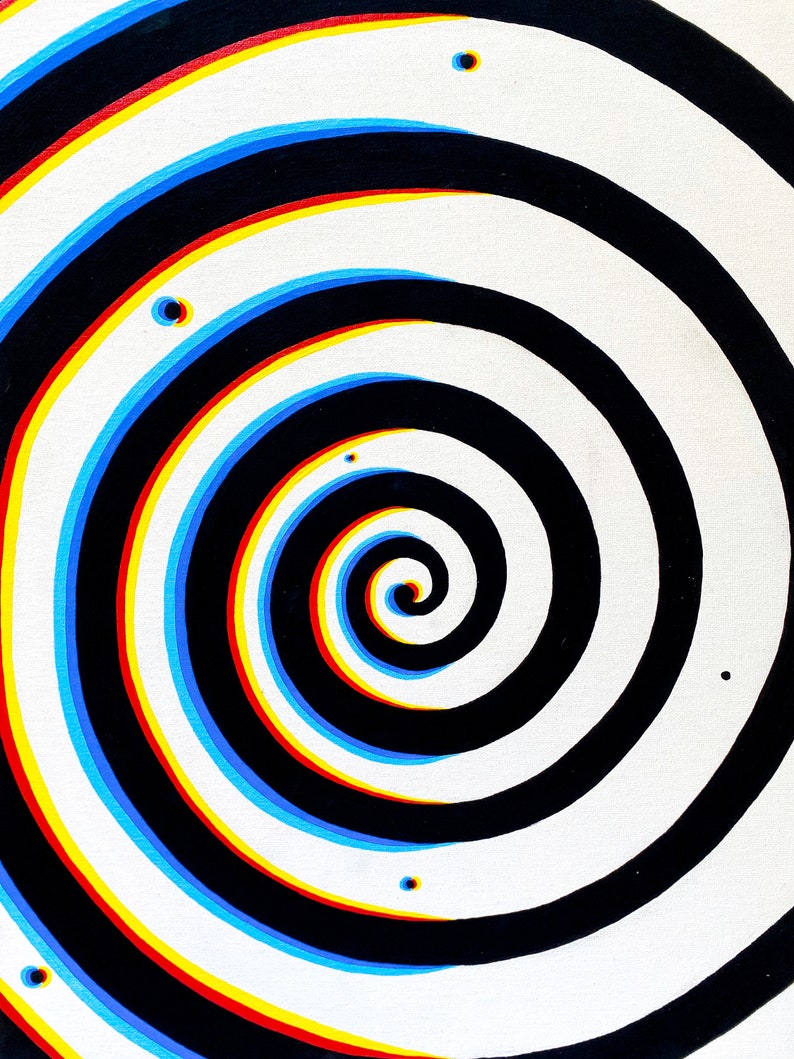 Optical Illusion Swirl | Optical Illusion Spiral | Acrylic Painting ...