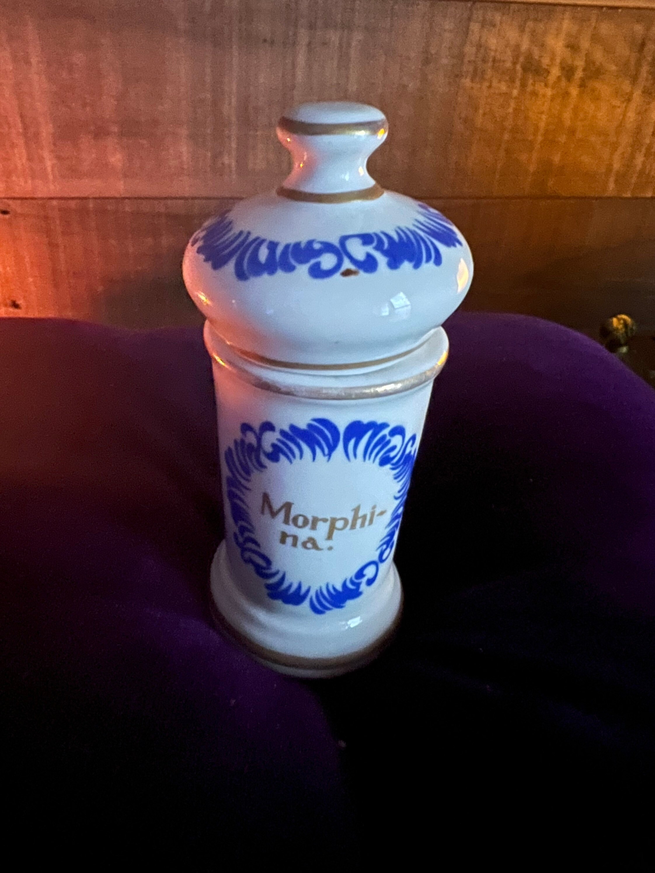 Antique Morphine Apothecary Jar - Etsy