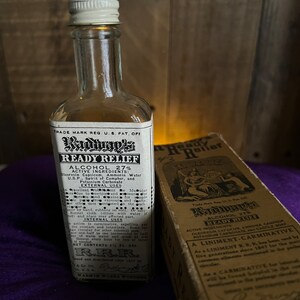 Rageays Ready Relief Quack Medicine Bottle With Contents - Etsy