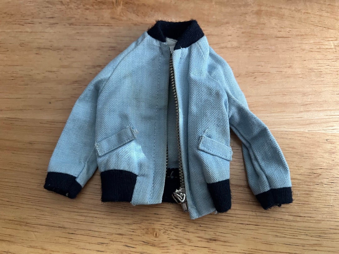 Ken barbie Doll Yachtsman 0780 Pale Blue Denim Jacket-1964 - Etsy