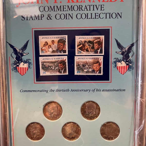 John F Kennedy Stamp - Etsy