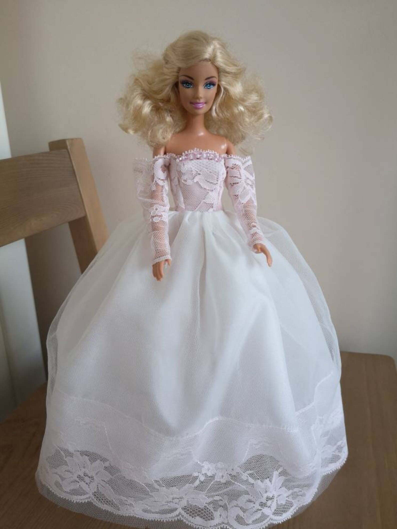 Luxurious Handmade Wedding Princess Dress for Barbie - Etsy