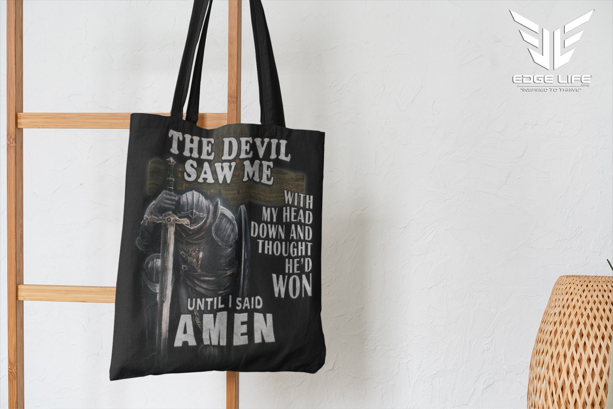 Devil Saw Me I Said Amen Instant Download Print Tshirt Design Christian ...