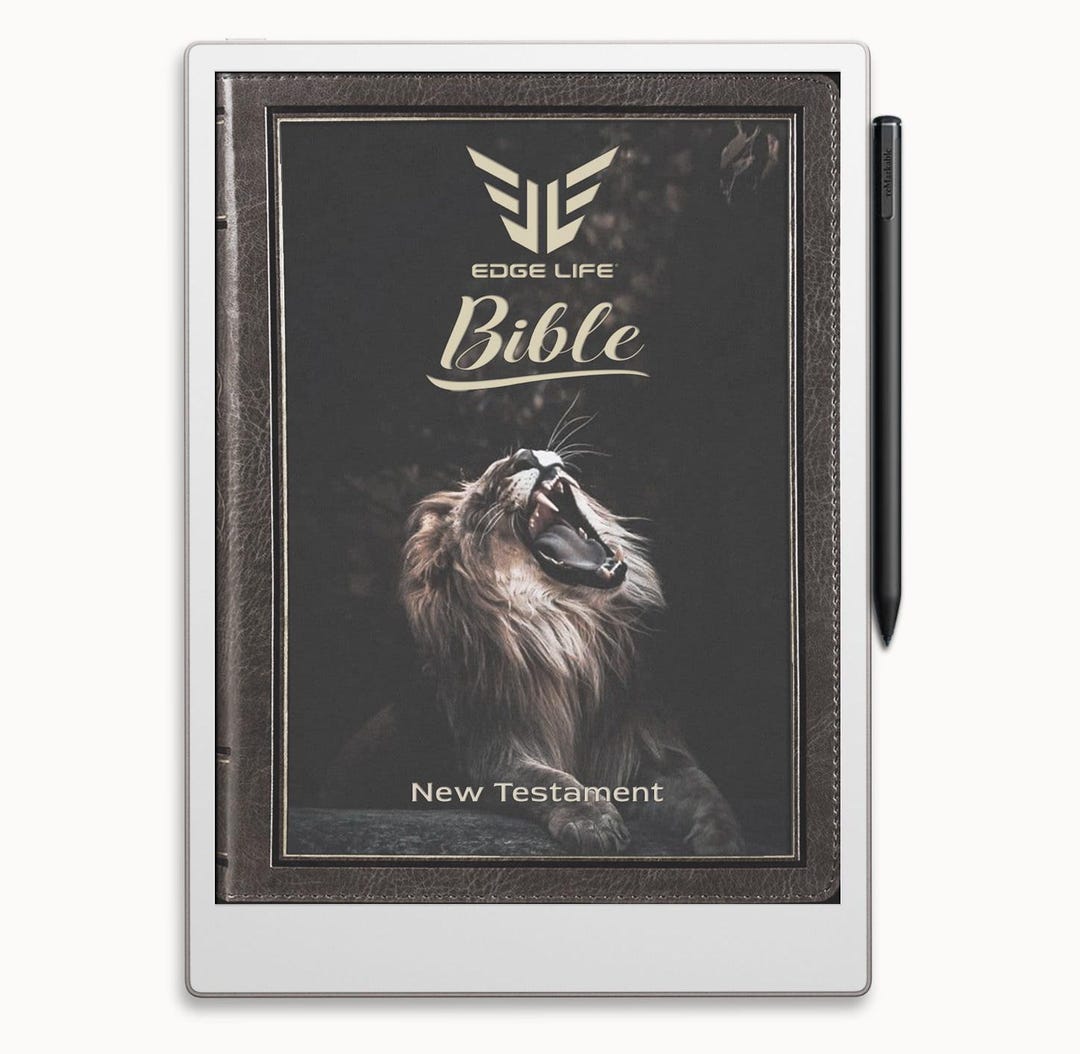 2025 NEW Edge Life BIBLE New Testament PDF Made For/fits Remarkable ...