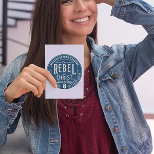 Rebel for Christ - Instant Download Christian Printable Design for T ...