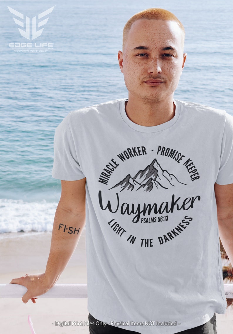 WAYMAKER Miracle Worker Instant Download Christian Tshirts Designs for ...