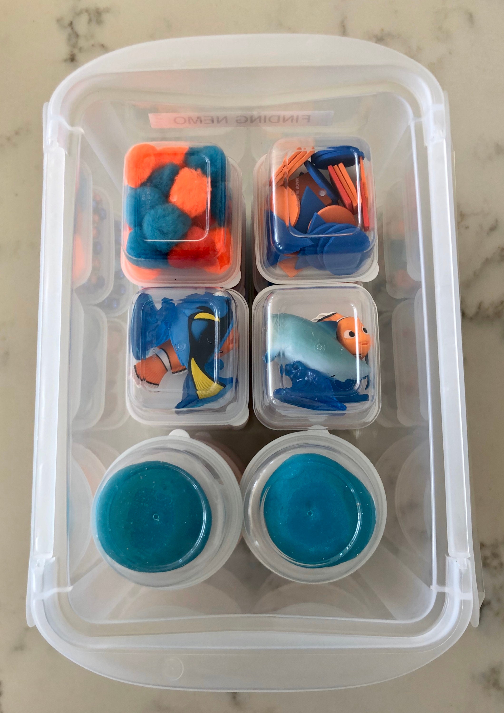 Finding Nemo Play-dough Sensory Kit - Etsy