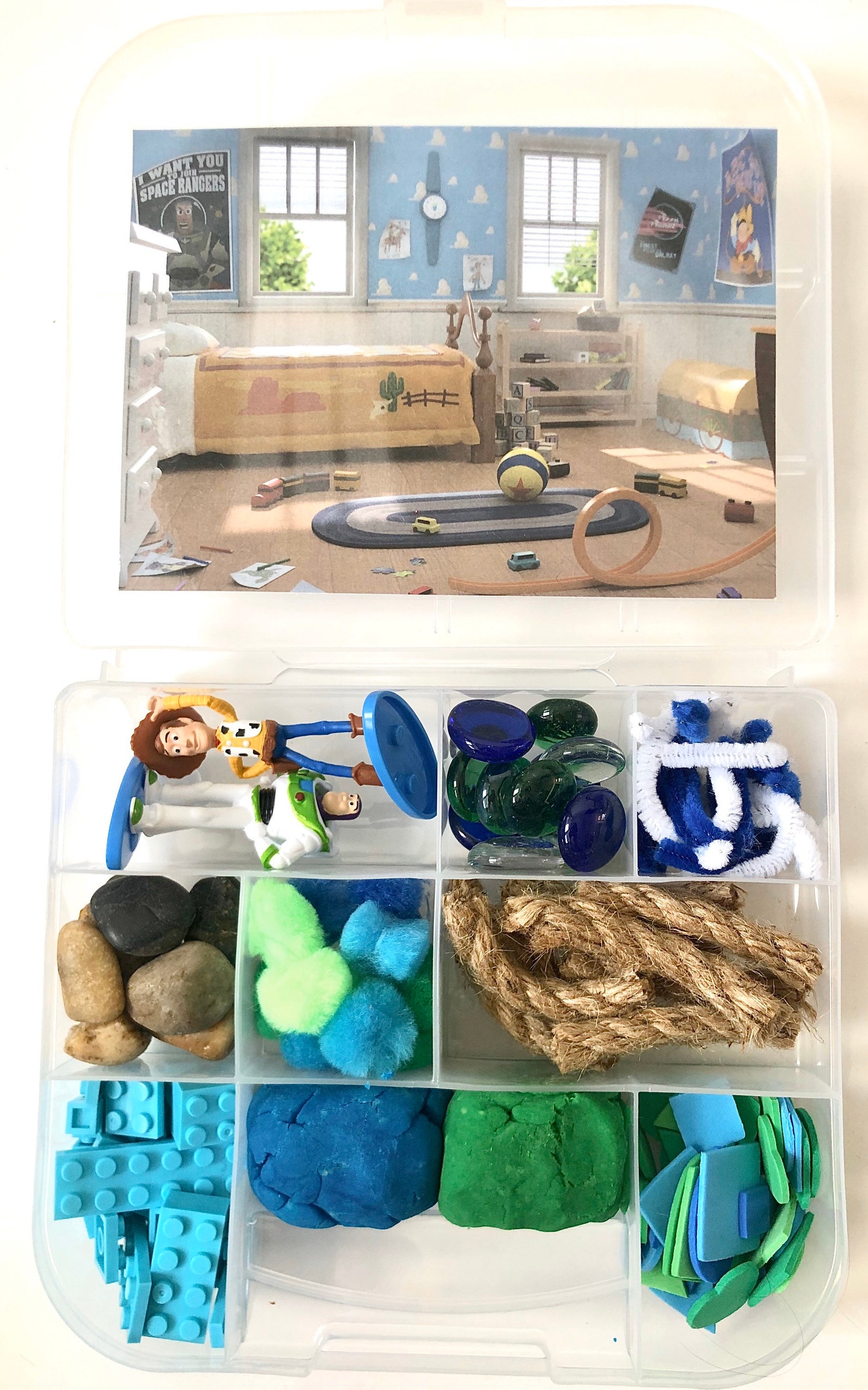 Small Toy Story Play-dough Sensory Kit - Etsy