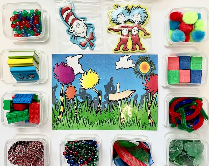 Dr. Seuss Play-dough Sensory Kit - Etsy