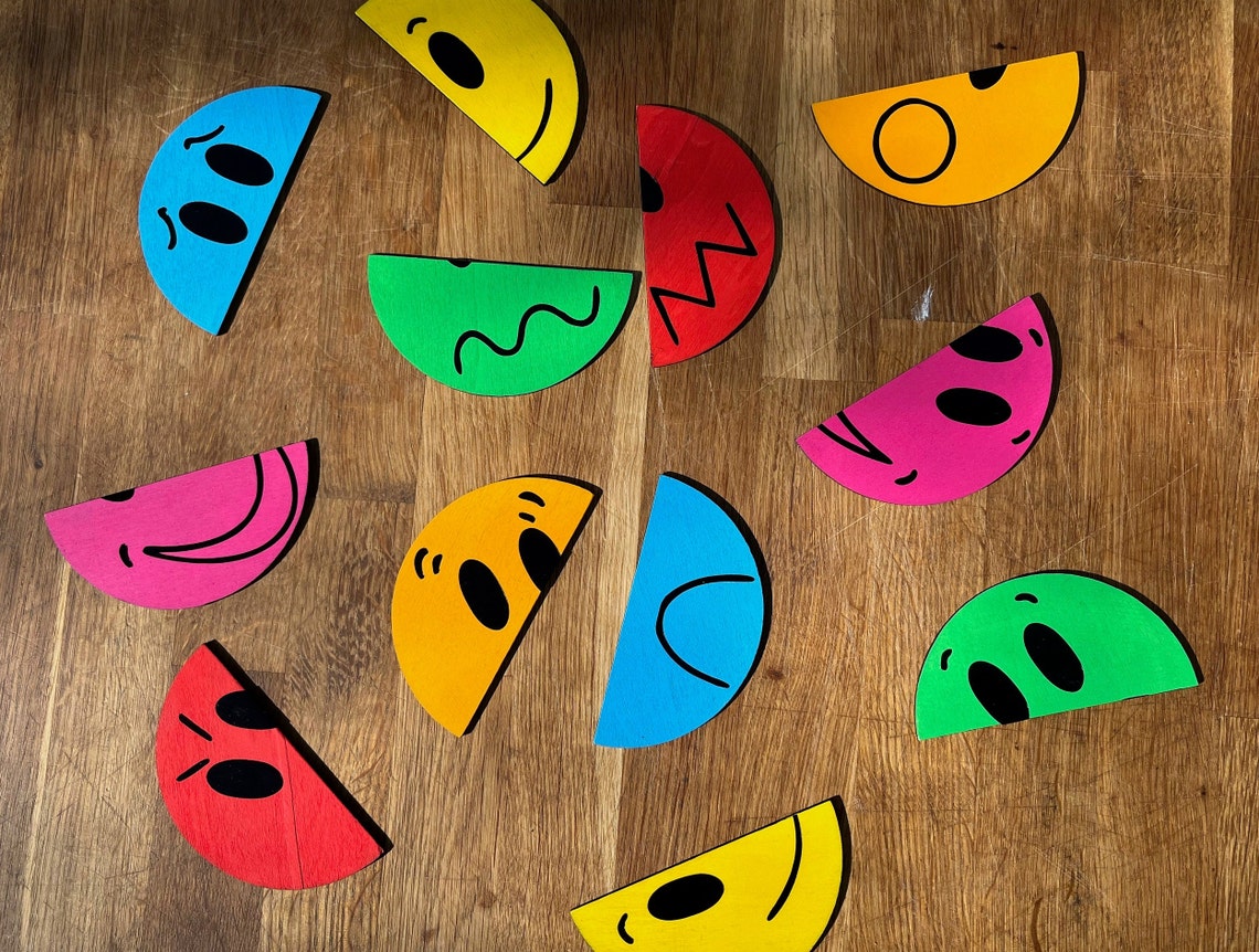 Emotion Puzzles / Feelings / Autism - Etsy