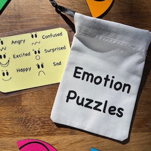 Emotion Puzzles / Feelings / Autism - Etsy