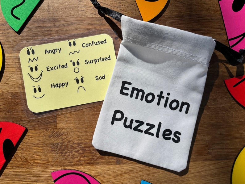 Emotion Puzzles / Feelings / Autism - Etsy