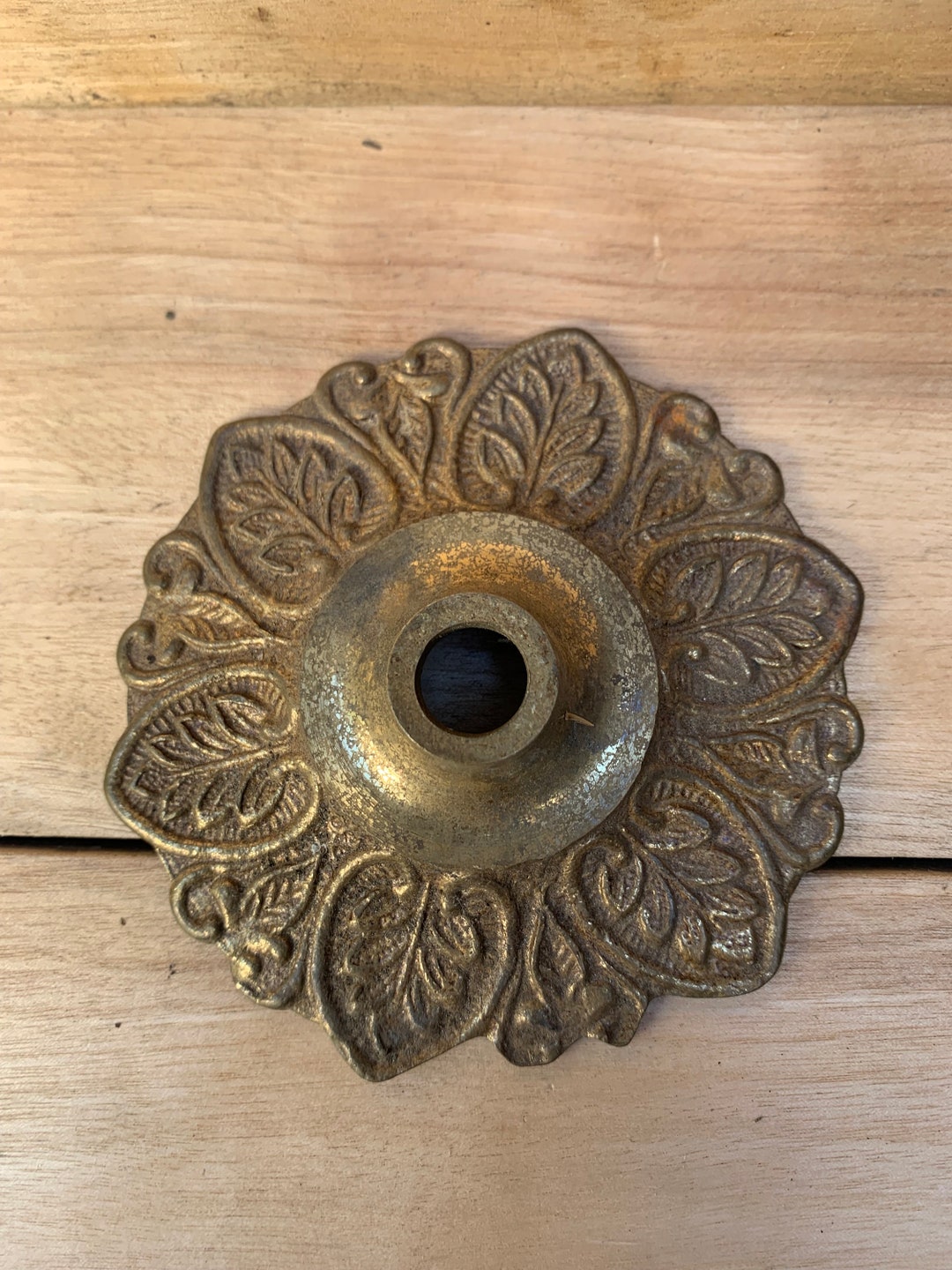 Vintage Brass Lamp Bobeche Used - Etsy