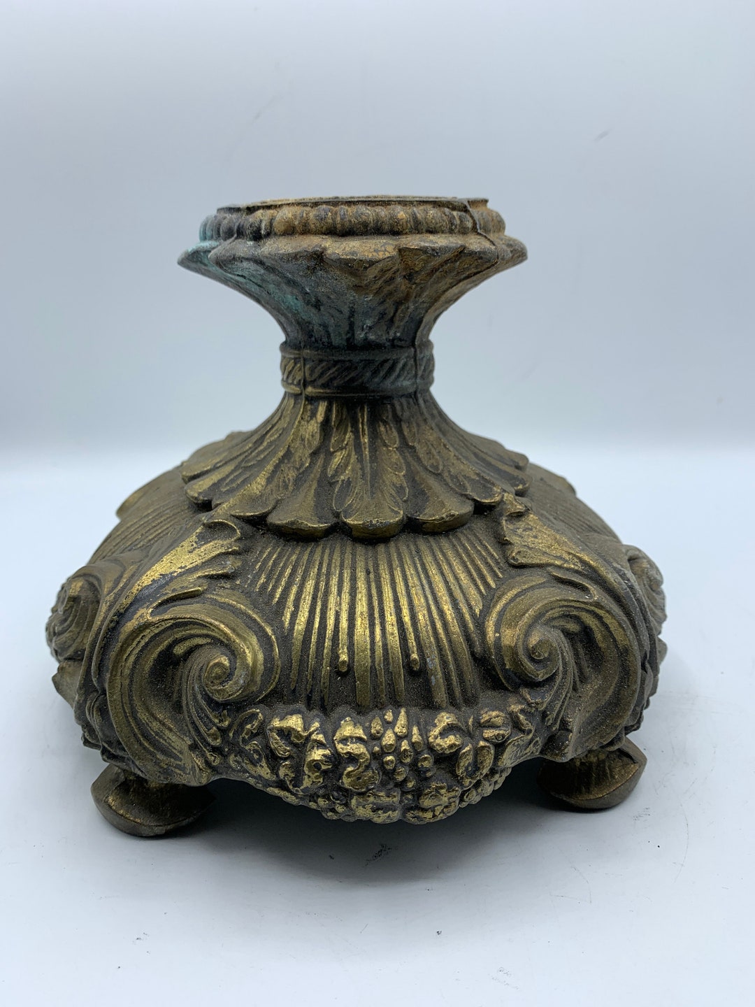 Vintage Cast Zinc Lamp Base ( Used) - Etsy