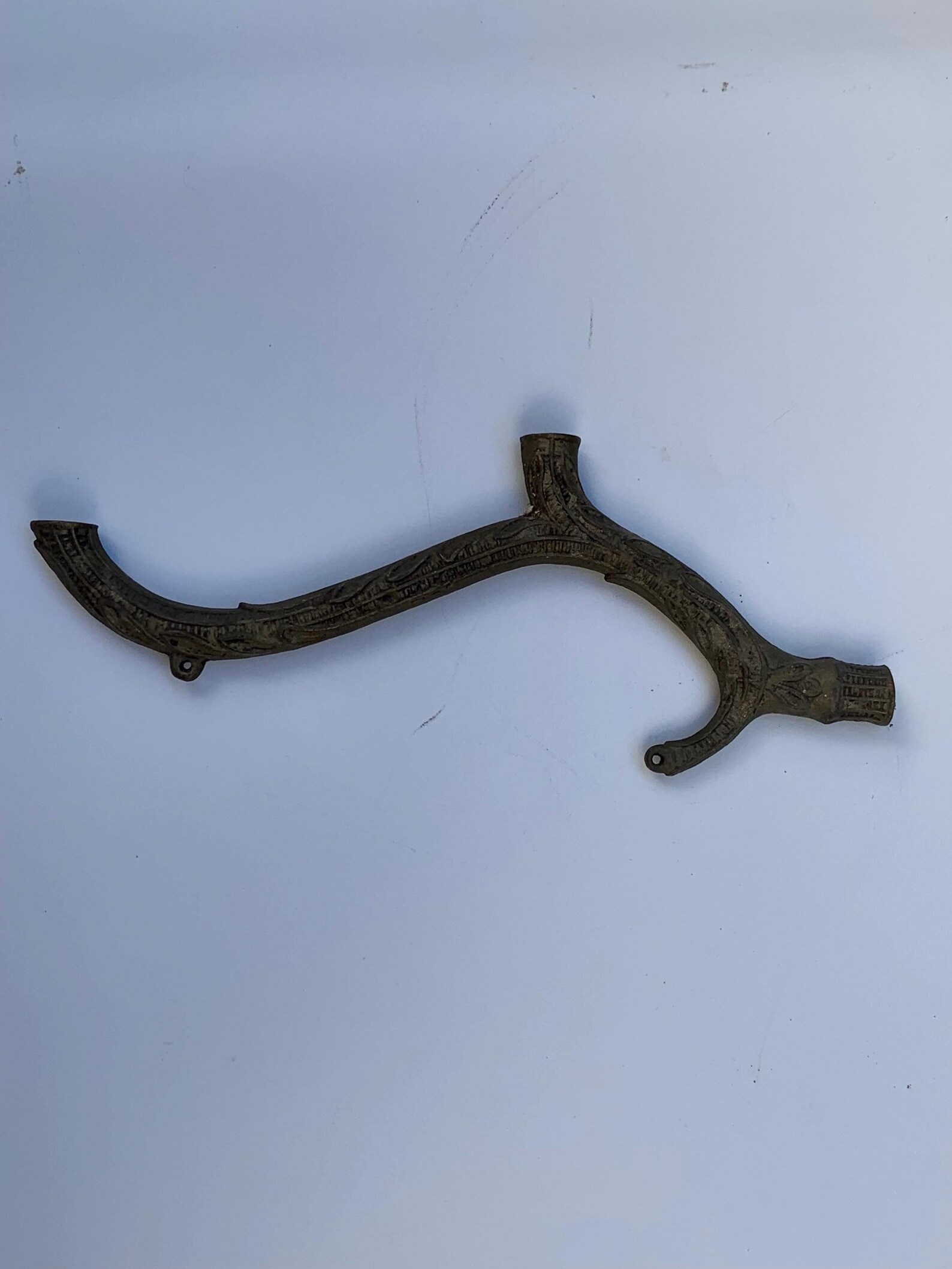 8-3/8”vintage Cast Brass Lamp Arm Part ( Used) - Etsy