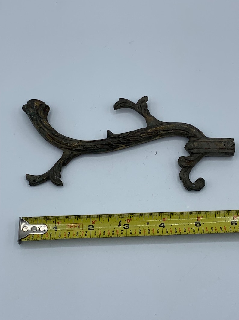 6-1/2” Vintage Cast Brass Lamp Arm ( Used) - Etsy