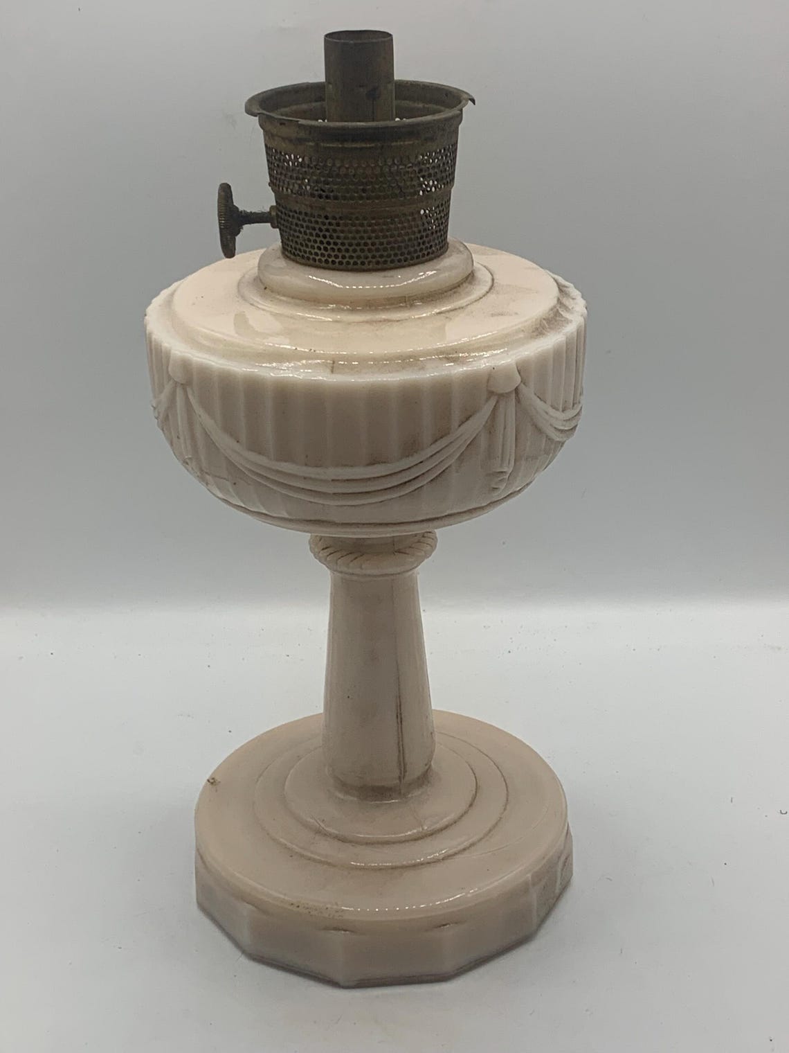 Vintage Alacite Glass Aladdin Oil Lamp. - Etsy