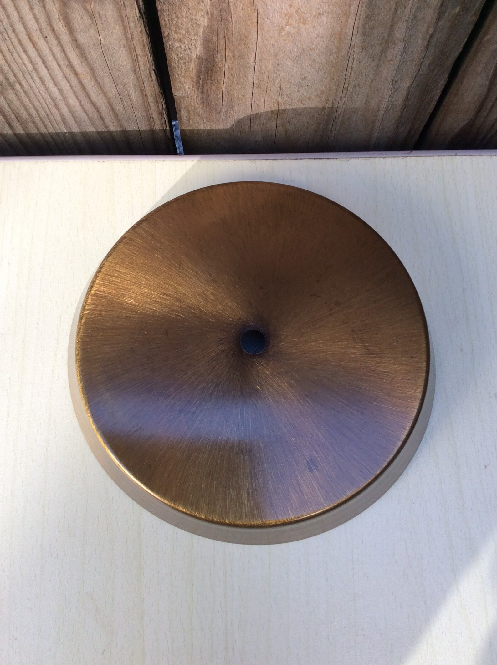 7” Metal Antique Brass Lacquer Finish Lamp Base (used) - Etsy