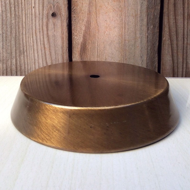 Gold Round Base for Lamps - Etsy
