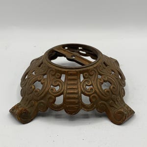 Vintage Cast Iron Lamp Base Used - Etsy