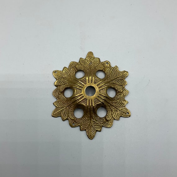 Vintage Solid Brass Lamp Bobeche used - Etsy