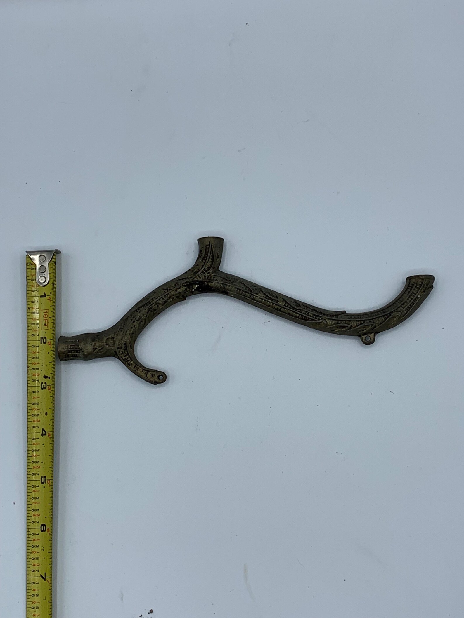 8-3/8”vintage Cast Brass Lamp Arm Part ( Used) - Etsy