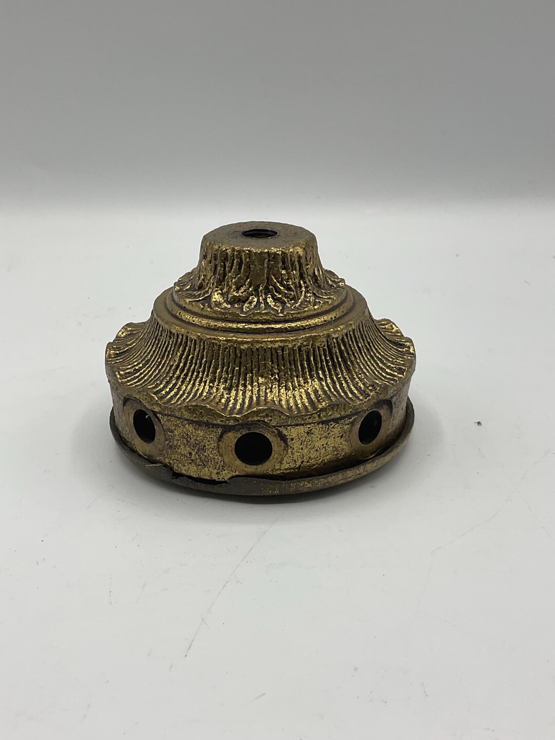 8 Holes Vintage Cast Brass Lamp Cluster Body Part ( Used) - Etsy