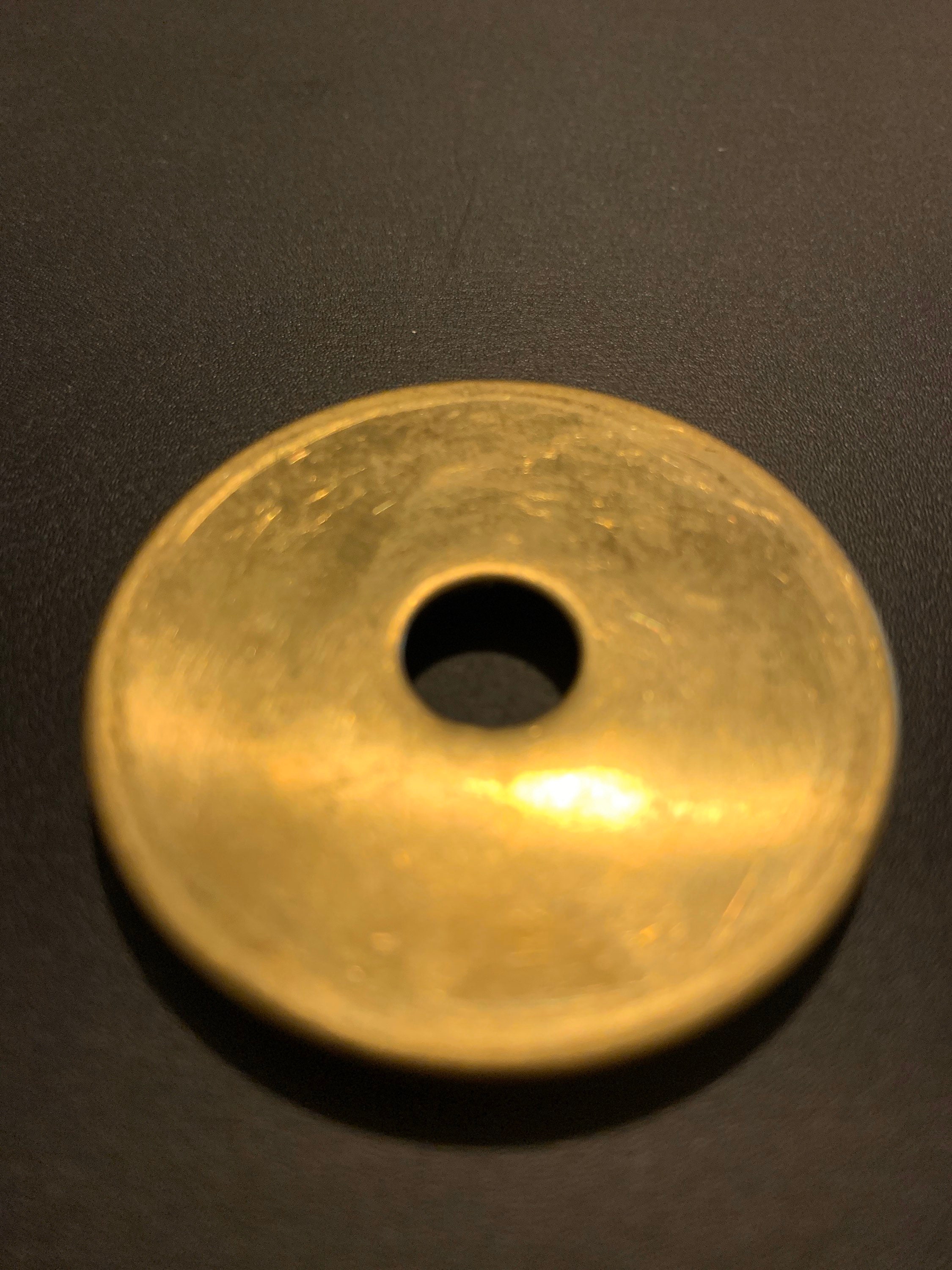 1-3/4 “vintage Raw Solid Brass Lamp Check Rings Set /6 (used) - Etsy