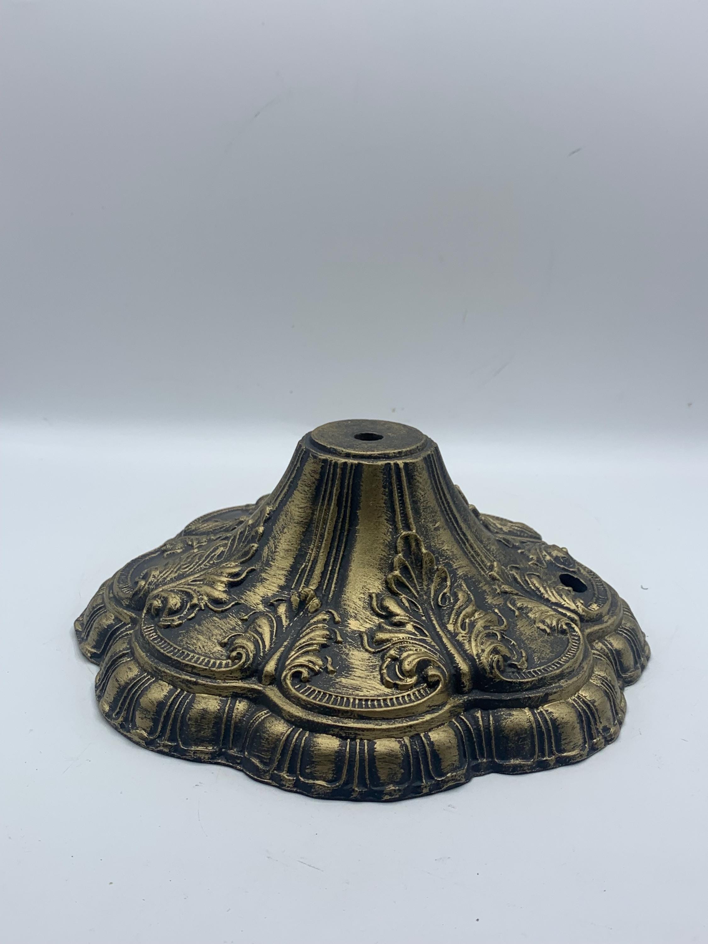 Vintage Cast Zinc Lamp Base ( Used) - Etsy