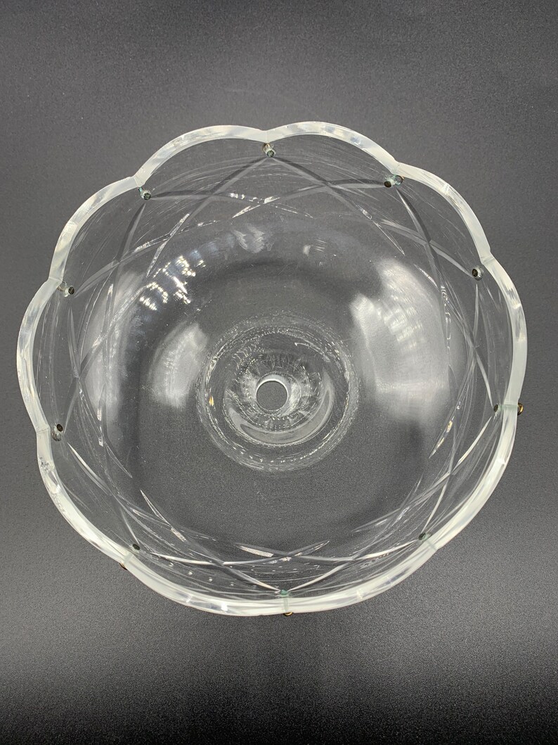 6” Vintage Crystal Cut Glass Lamp Bobeche (used) - Etsy
