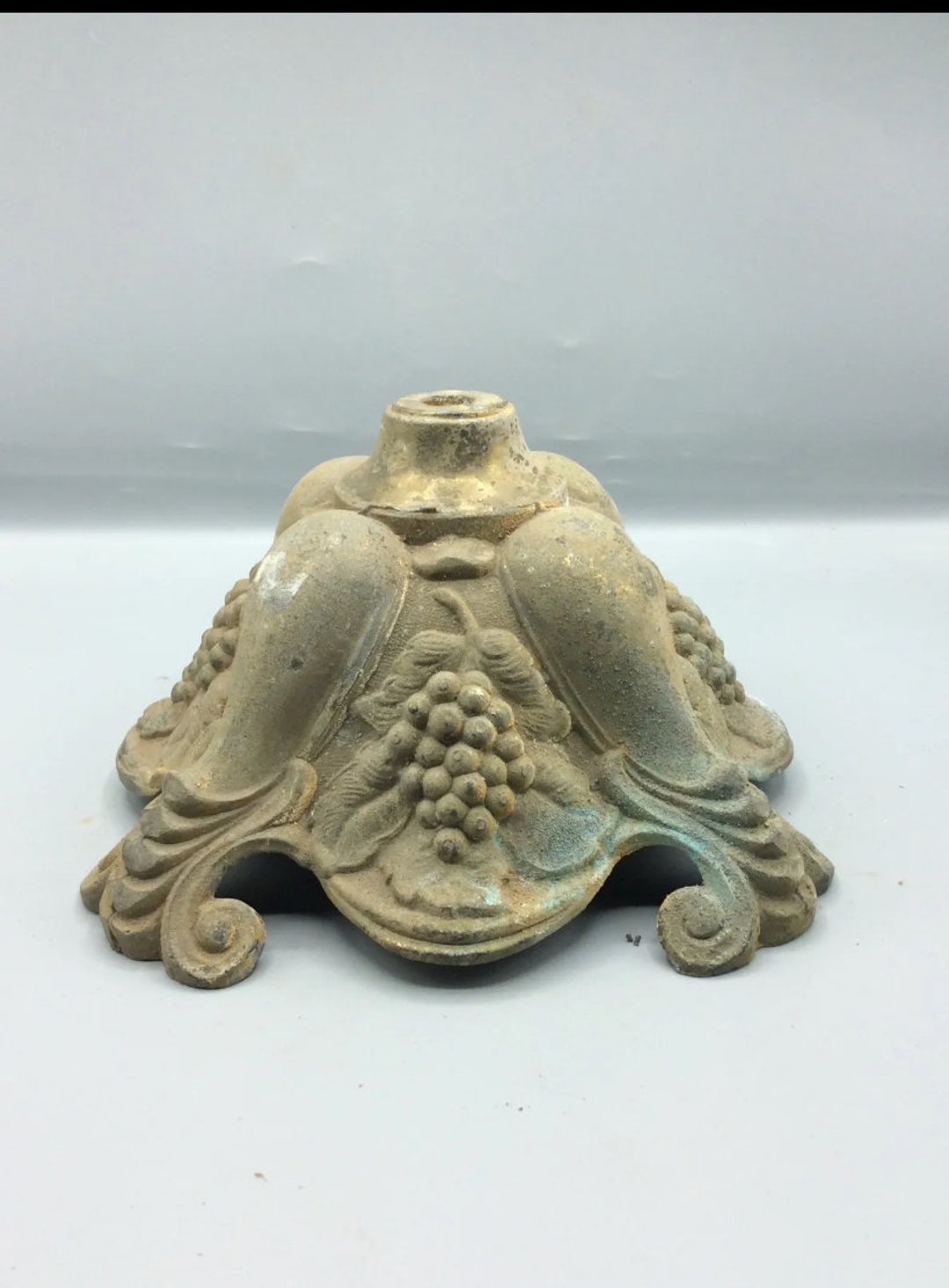 Vintage Cast Zinc Lamp Base ( Used) - Etsy