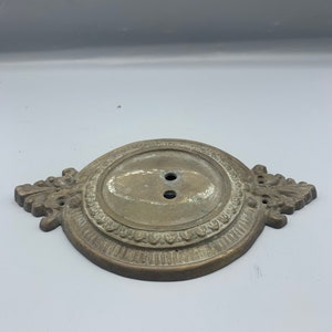 Vintage Cast Brass Wall Sconce Plate or Canopy Used - Etsy
