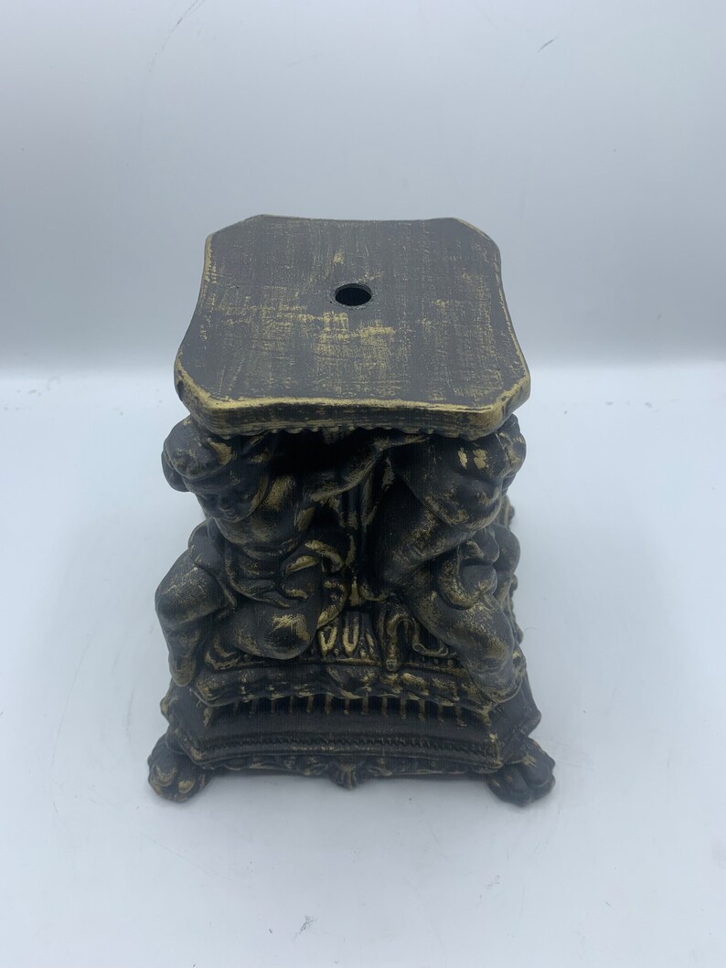 Vintage Cast Zinc Cherub Lamp Base ( Used) - Etsy