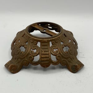 Vintage Cast Iron Lamp Base Used - Etsy