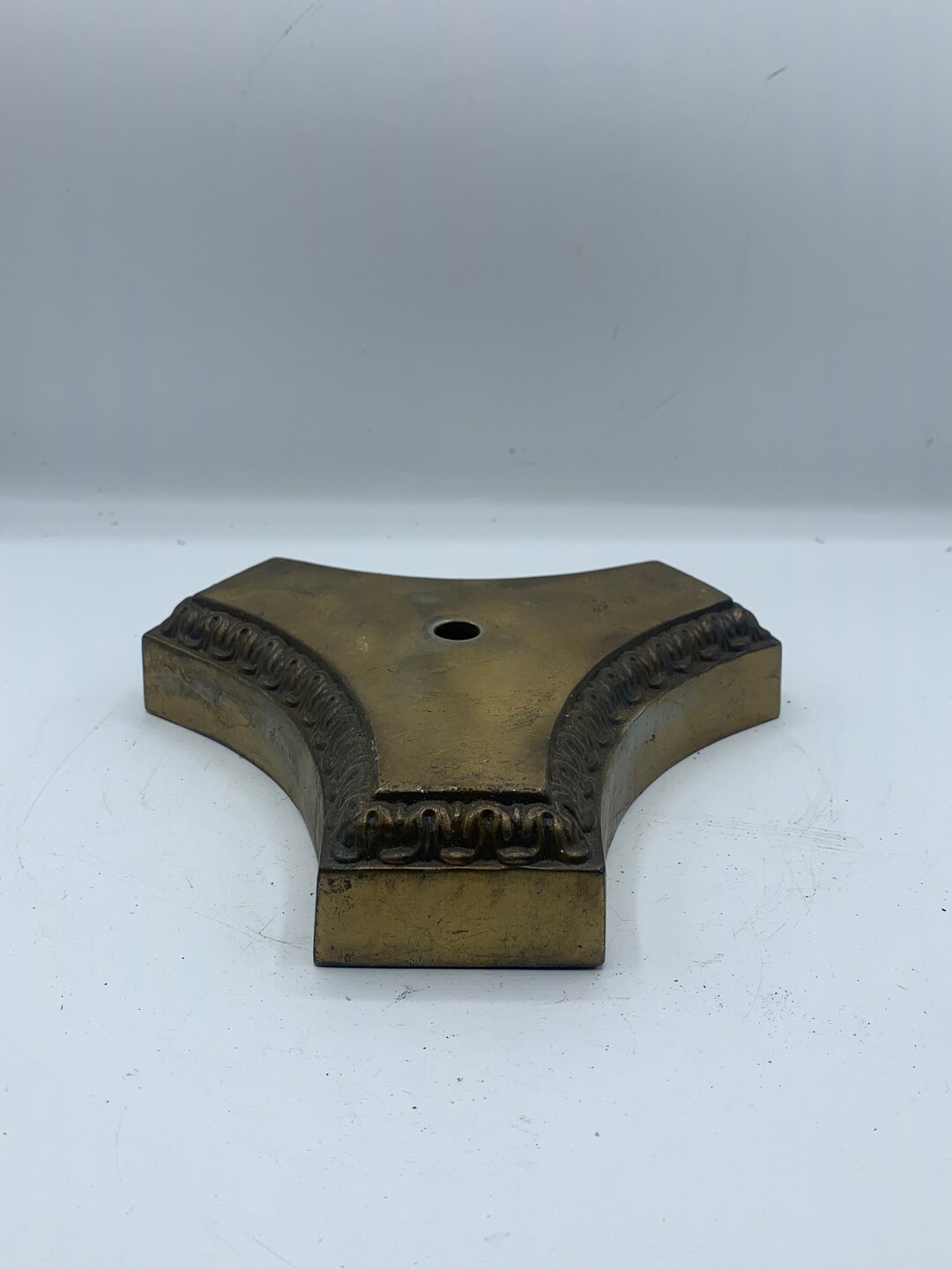 Vintage Cast Zinc Lamp Base Used - Etsy