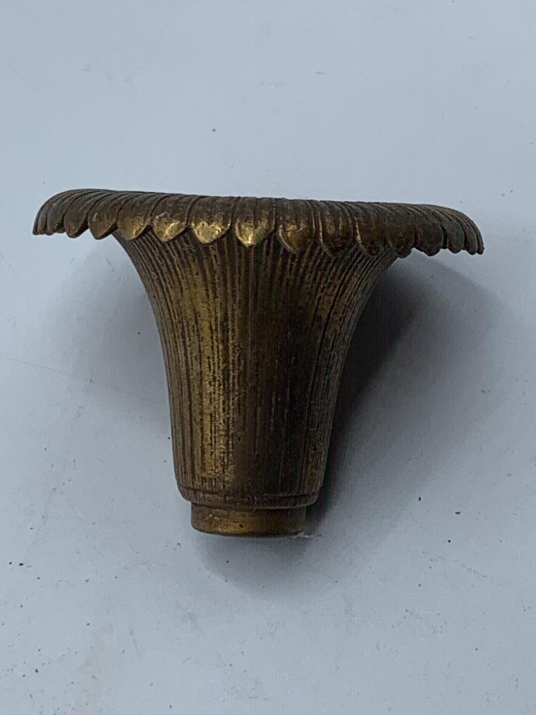 Vintage Cast Brass Lamp Bobeche Used - Etsy