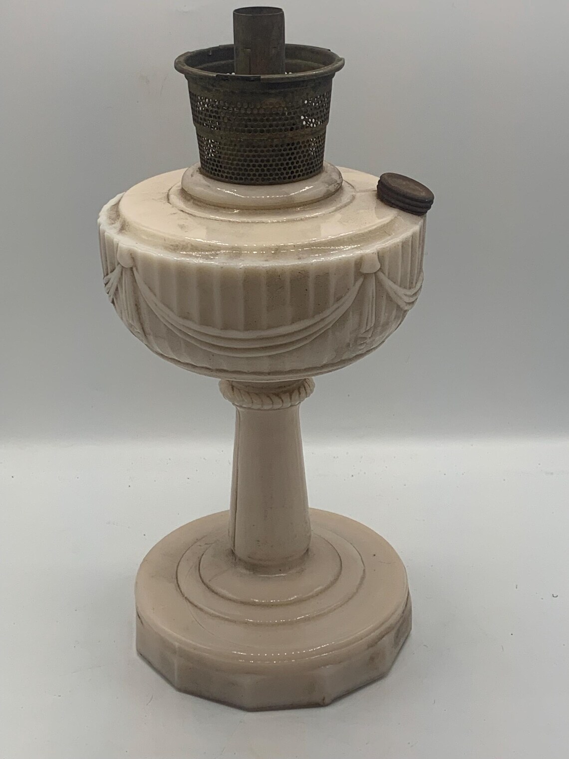 Vintage Alacite Glass Aladdin Oil Lamp. - Etsy