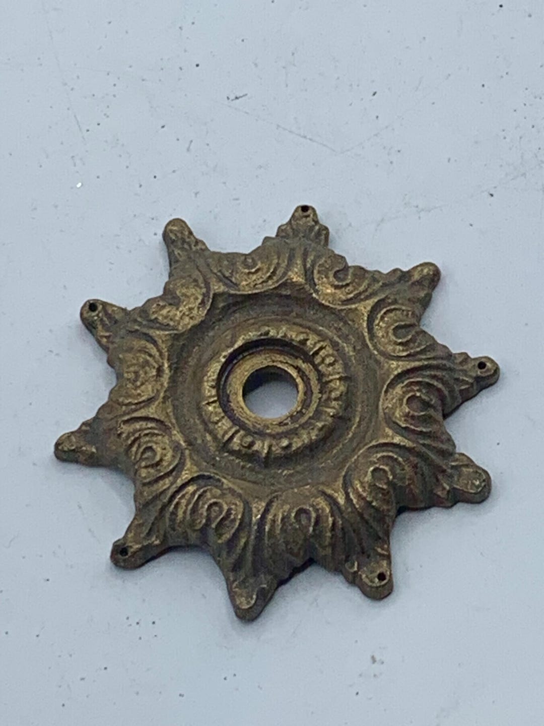 Vintage Brass Lamp Bobeche Used - Etsy