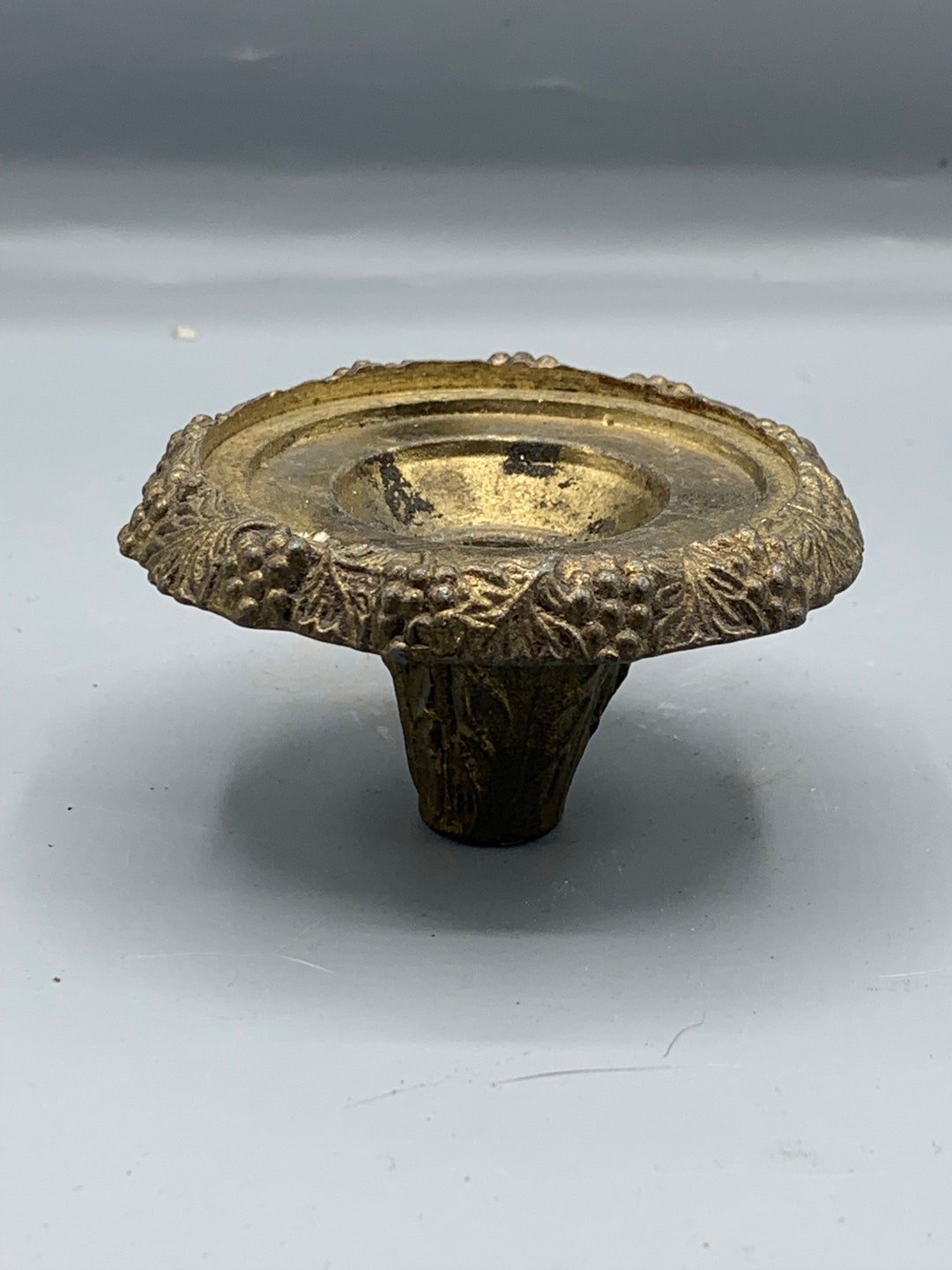 Vintage Cast Zinc Lamp Bobeche ( Used) - Etsy