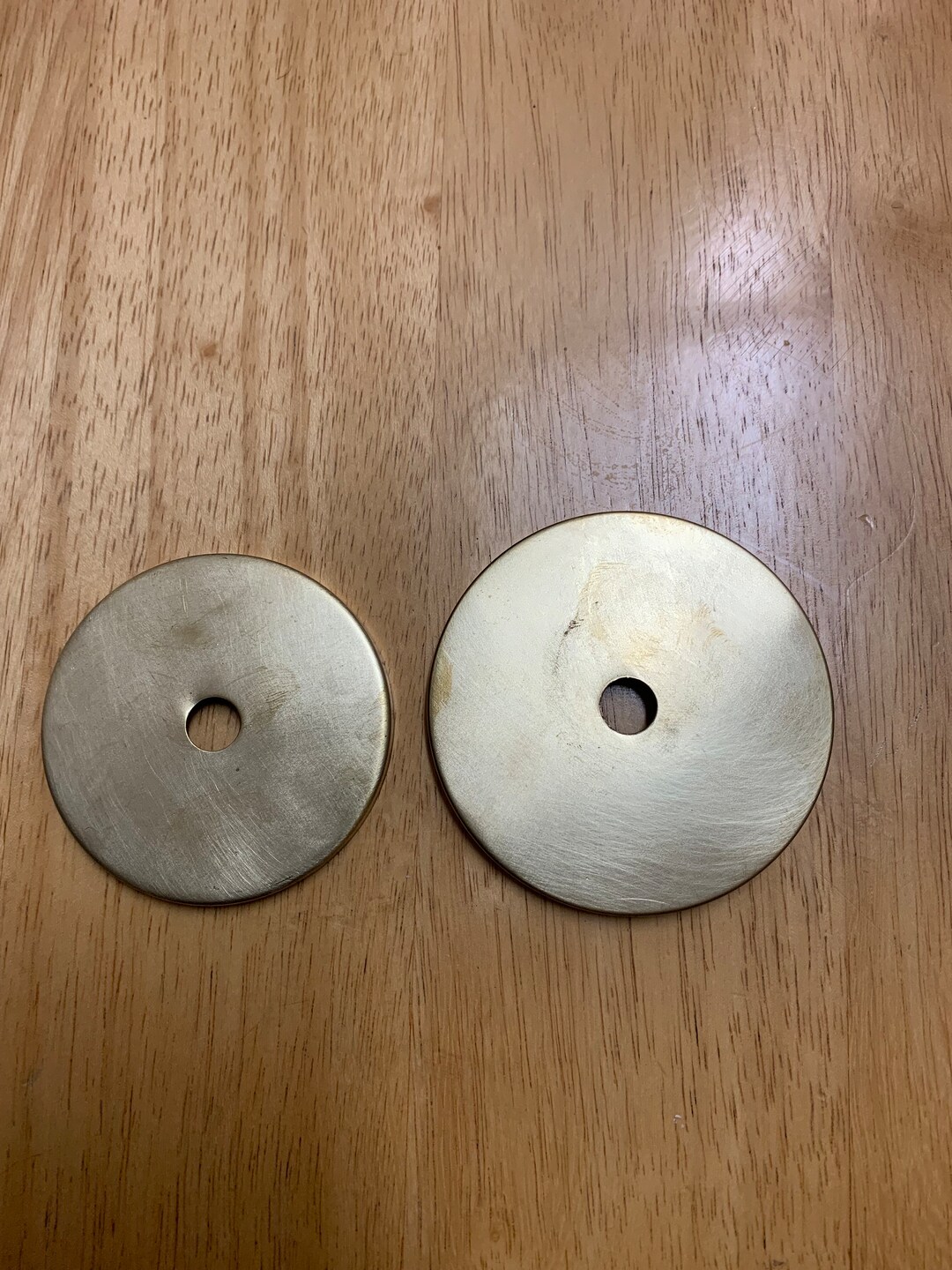 Raw Brass Lamp Check Ring (set /2) - Etsy