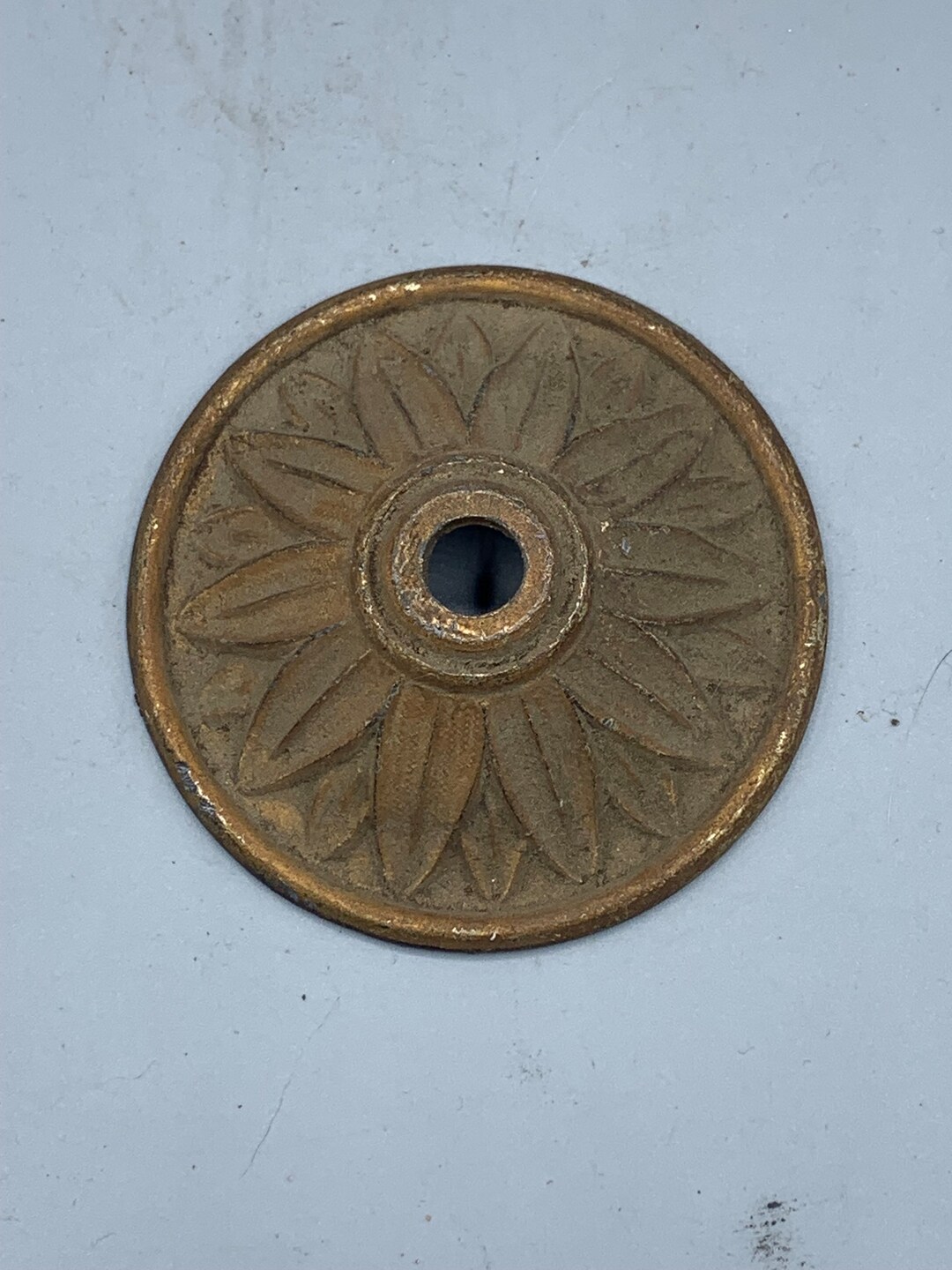 Vintage Cast Zinc Lamp Bobeche ( Used) - Etsy