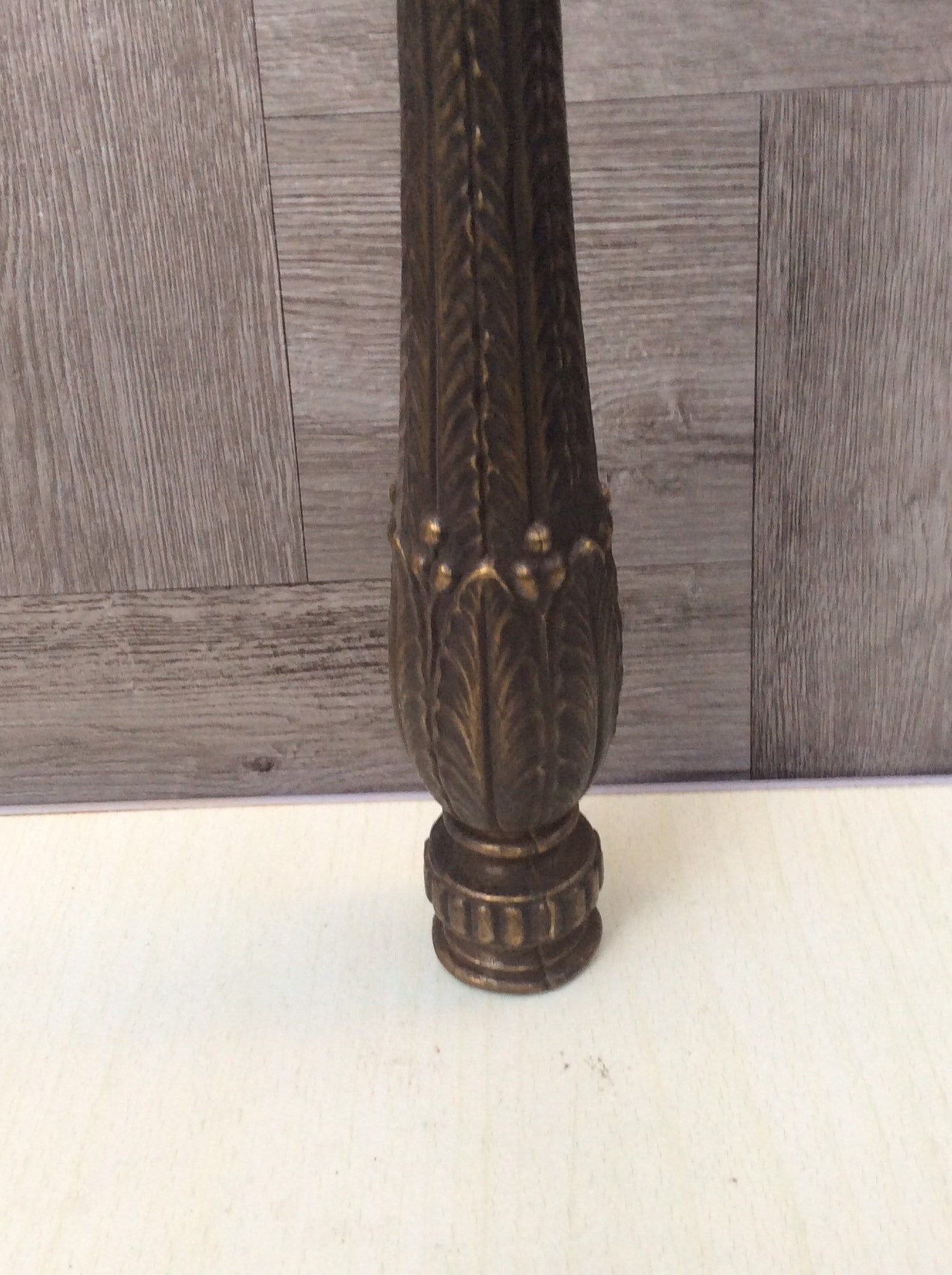 Vintage cast metal ornate lamp column spacer used | Etsy